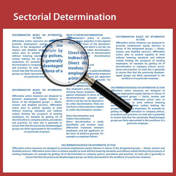 Sectorial Determination - Wallchart - SEIFSA